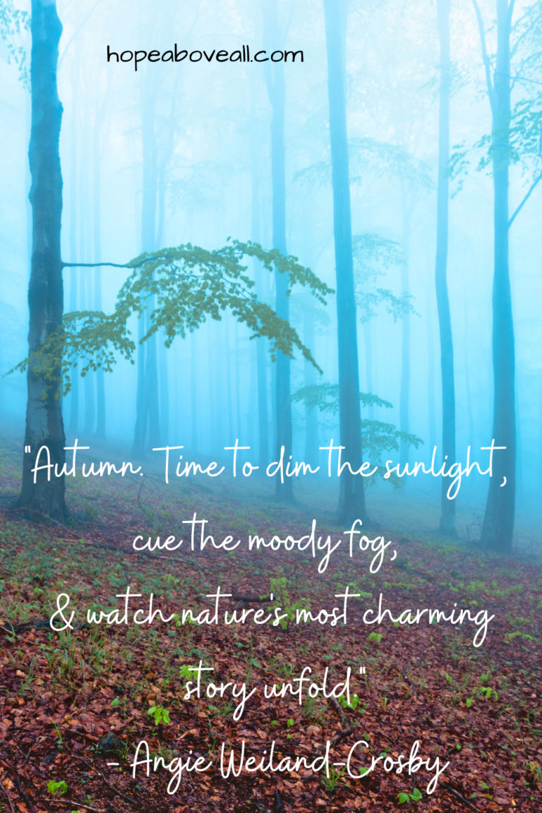The Most Beautiful Fall Quotes Of All Time | Hope Above All